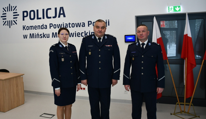 Zmiany w kierownictwie Komendy Powiatowej Policji w Mińsku Mazowieckim ...